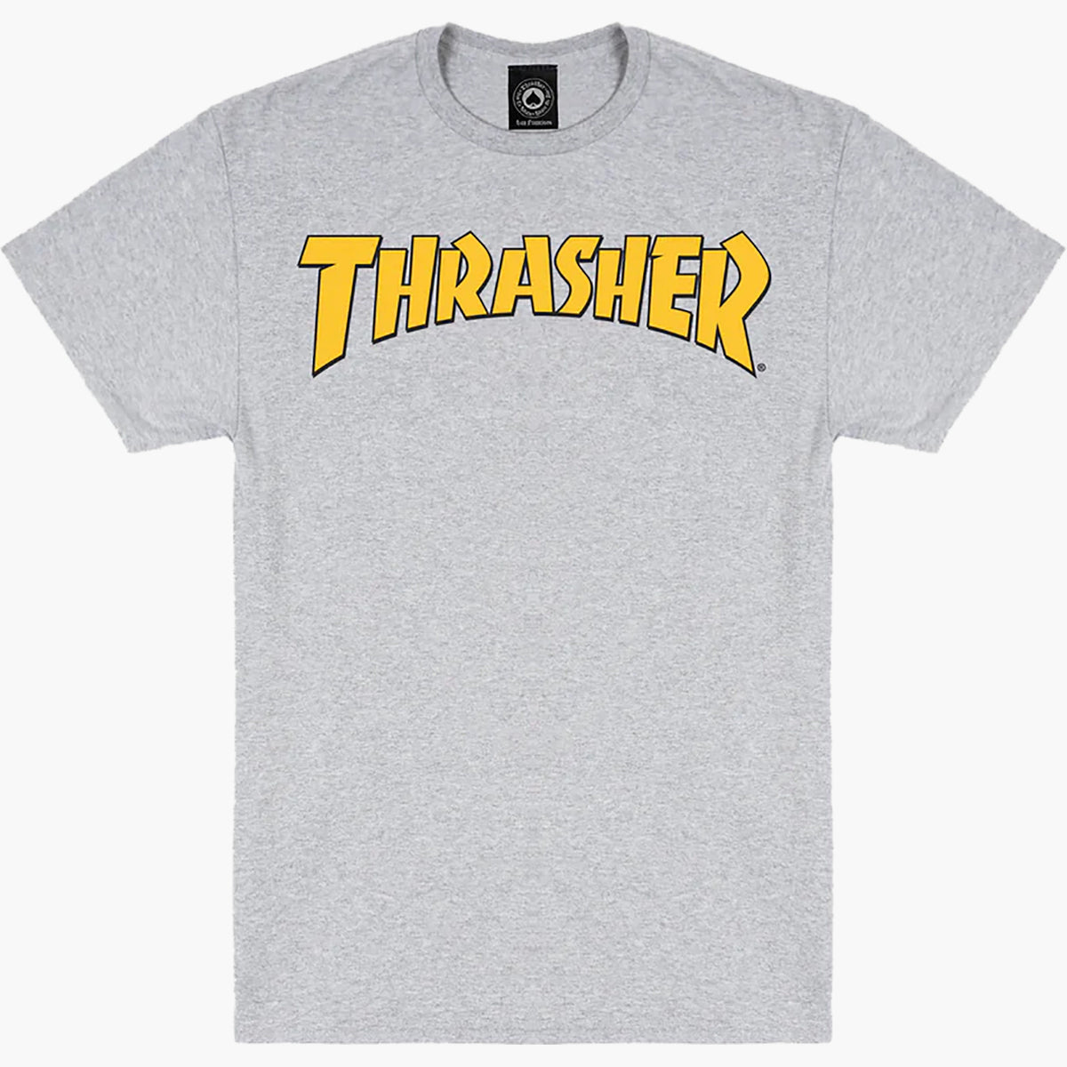 Cover Logo Thrasher T-Shirt in ash-grey für Herren – TITUS