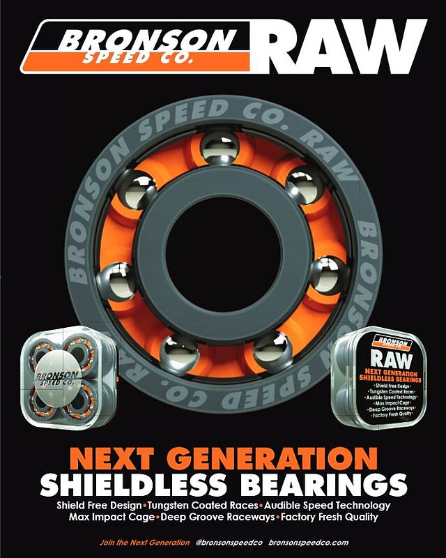 Bronson Speed Co. RAW - Next Generation Shieldless Bearings | Titus