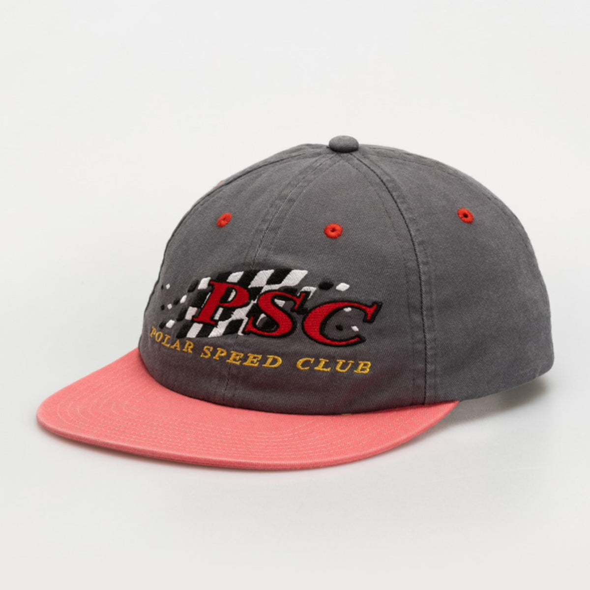 Polar Speed Club Polar Skate Co Cap in grey-red – TITUS