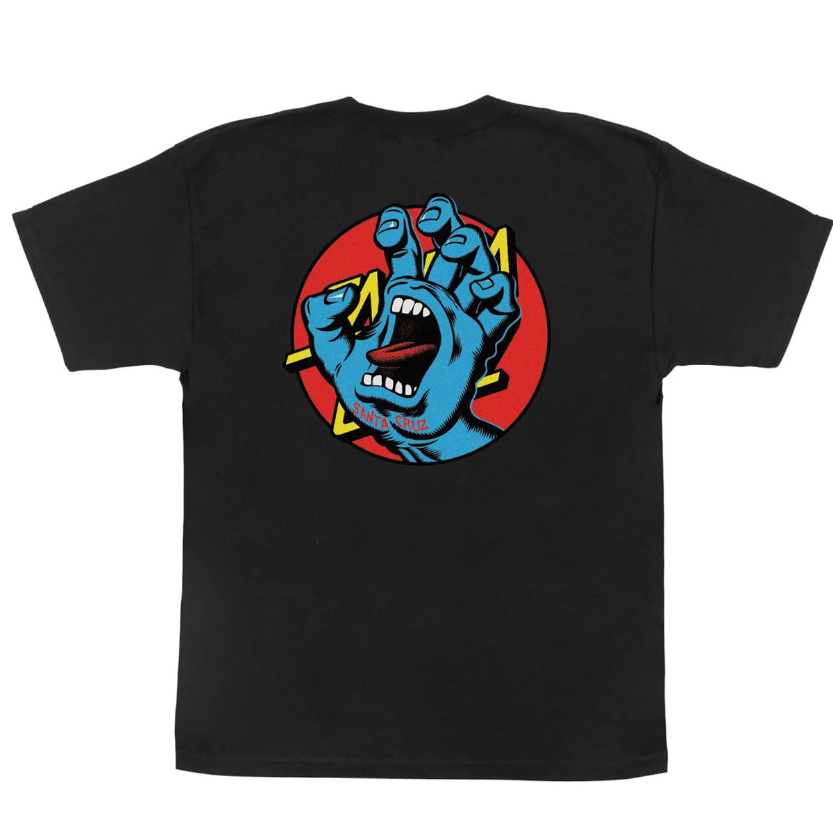 Youth Hand Dot Front Santa-Cruz T-Shirt in black für Kinder – TITUS