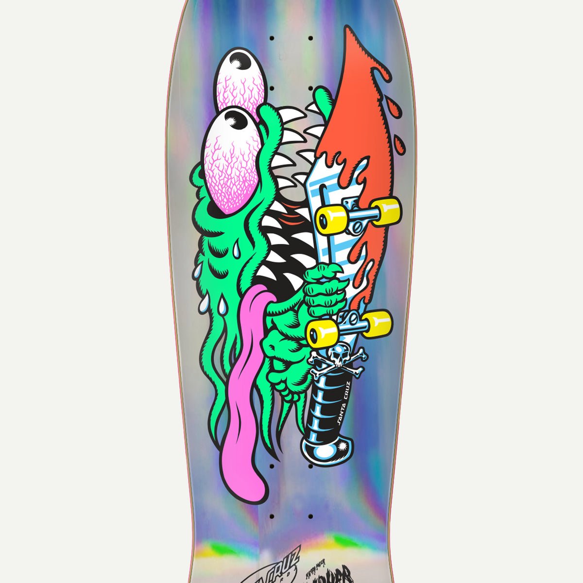 Meek Slasher Reissue Santa-Cruz Deck in multicolored – TITUS