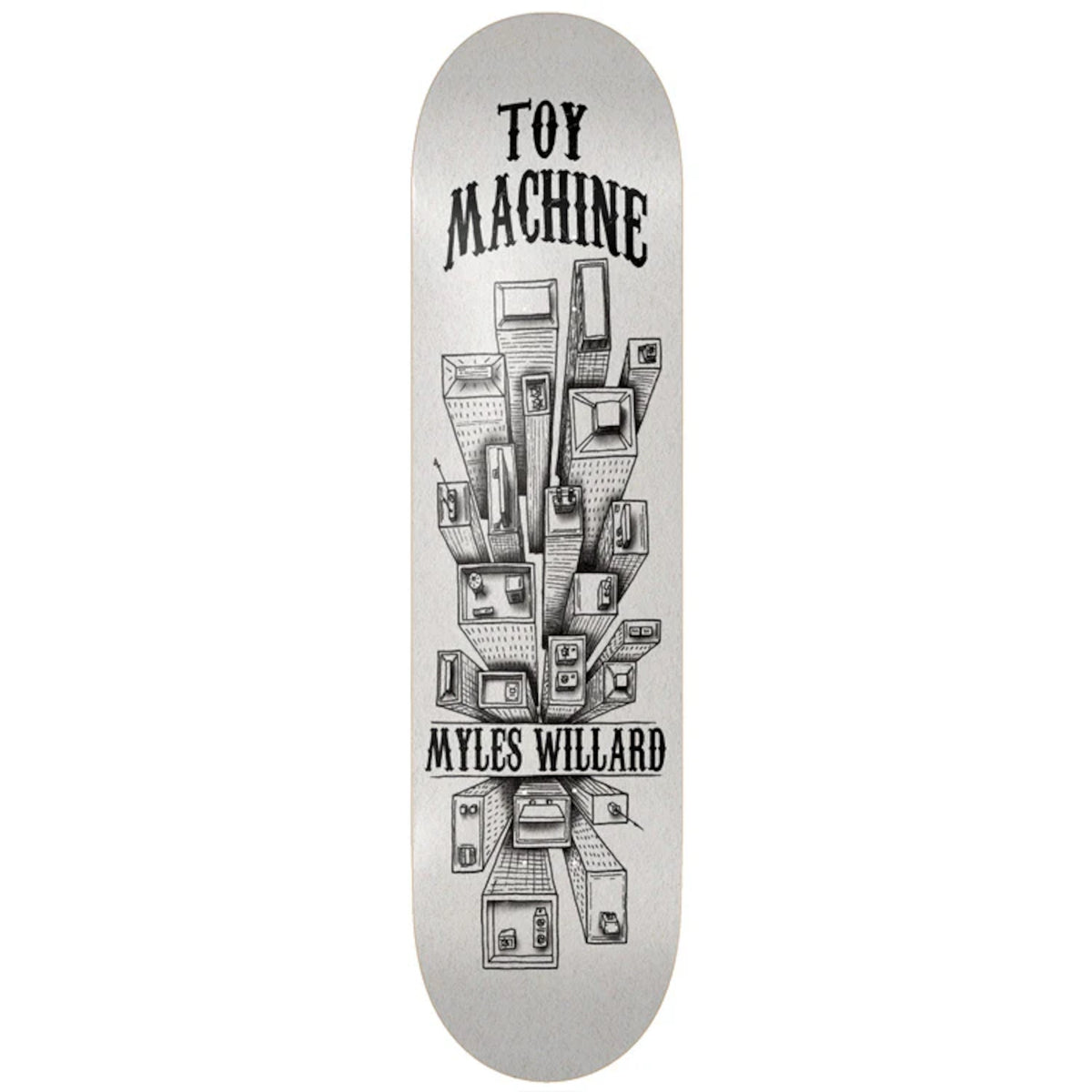 Willard City Toy-Machine Deck in lightgrey – TITUS