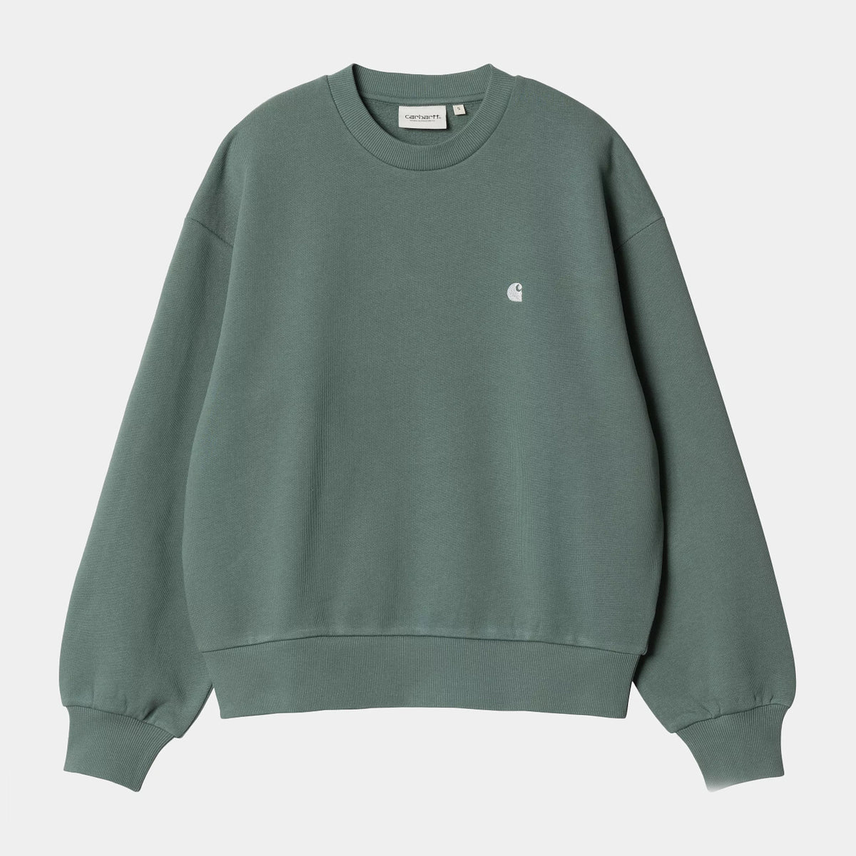 W' Casey Carhartt WIP Sweatshirt in silverpine-silver für Damen – TITUS