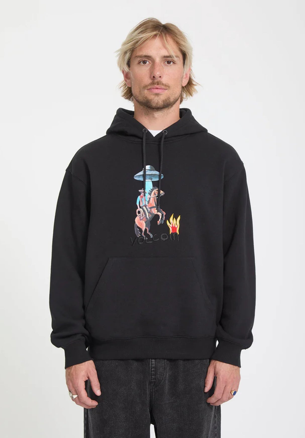 FA Micky Mason PO 2 Volcom Hoodie in black für Herren – TITUS