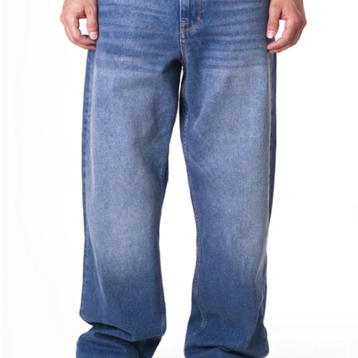 X-Tra Baggy Wiskers Denim Homeboy Jeans in vintage-blue für Herren – TITUS
