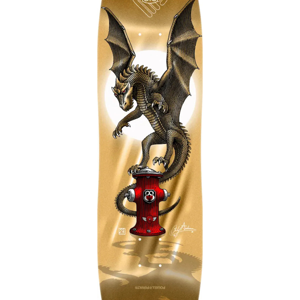 Flight Pro Shape 311 Andy Anderson Hydrant Powell-Peralta Deck in gold ...