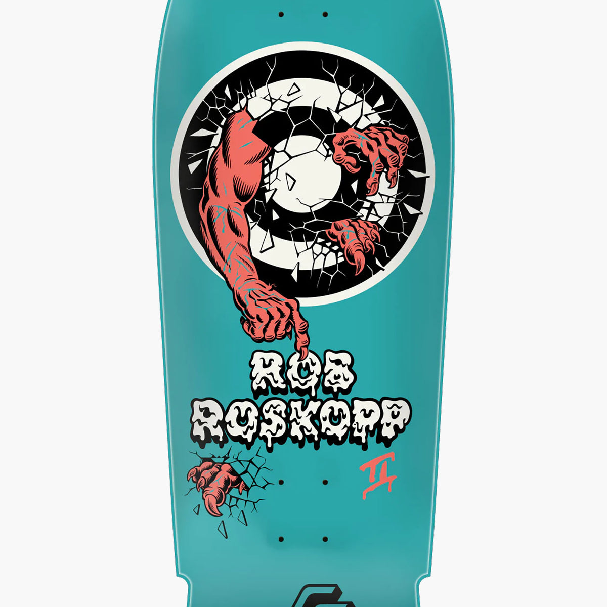 Roskopp Two Reissue Santa-Cruz Deck in teal – TITUS