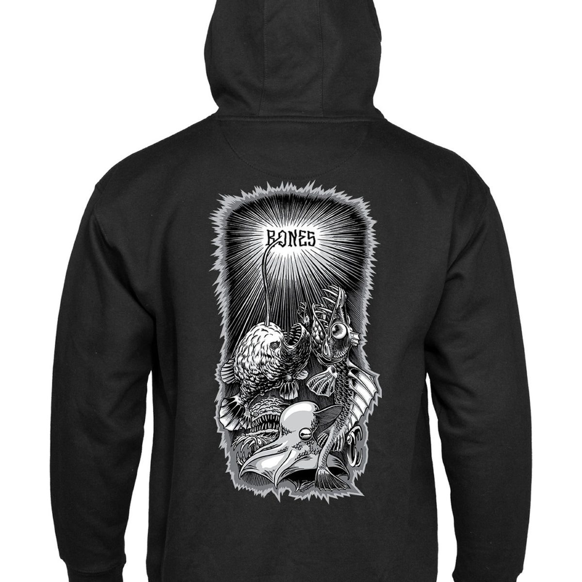 Dark Waters Bones Wheels Hoodie in black für Herren – TITUS