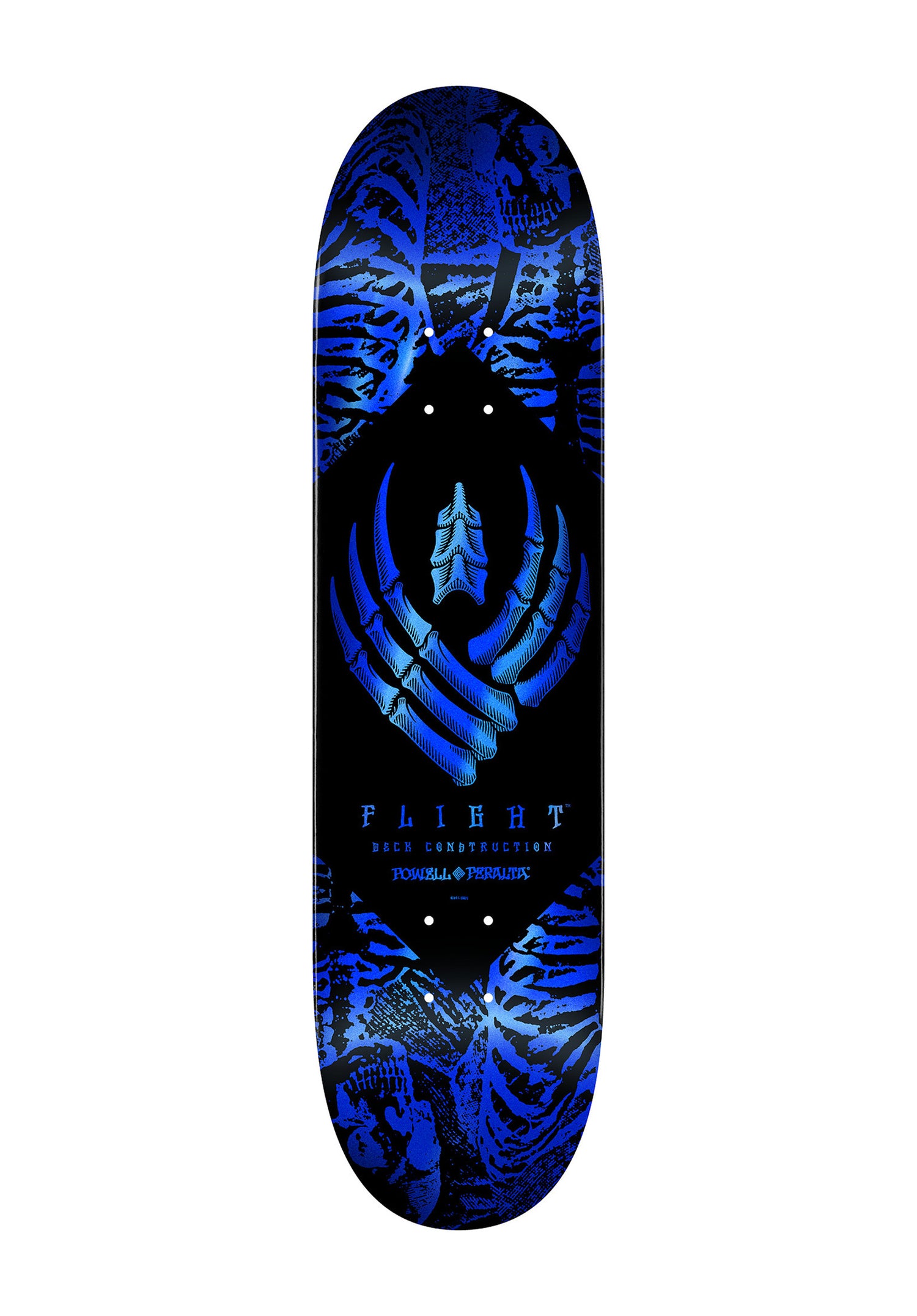 Flight Pro Shape 308 K26 Skeleton Powell-Peralta Deck in blue-foil – TITUS