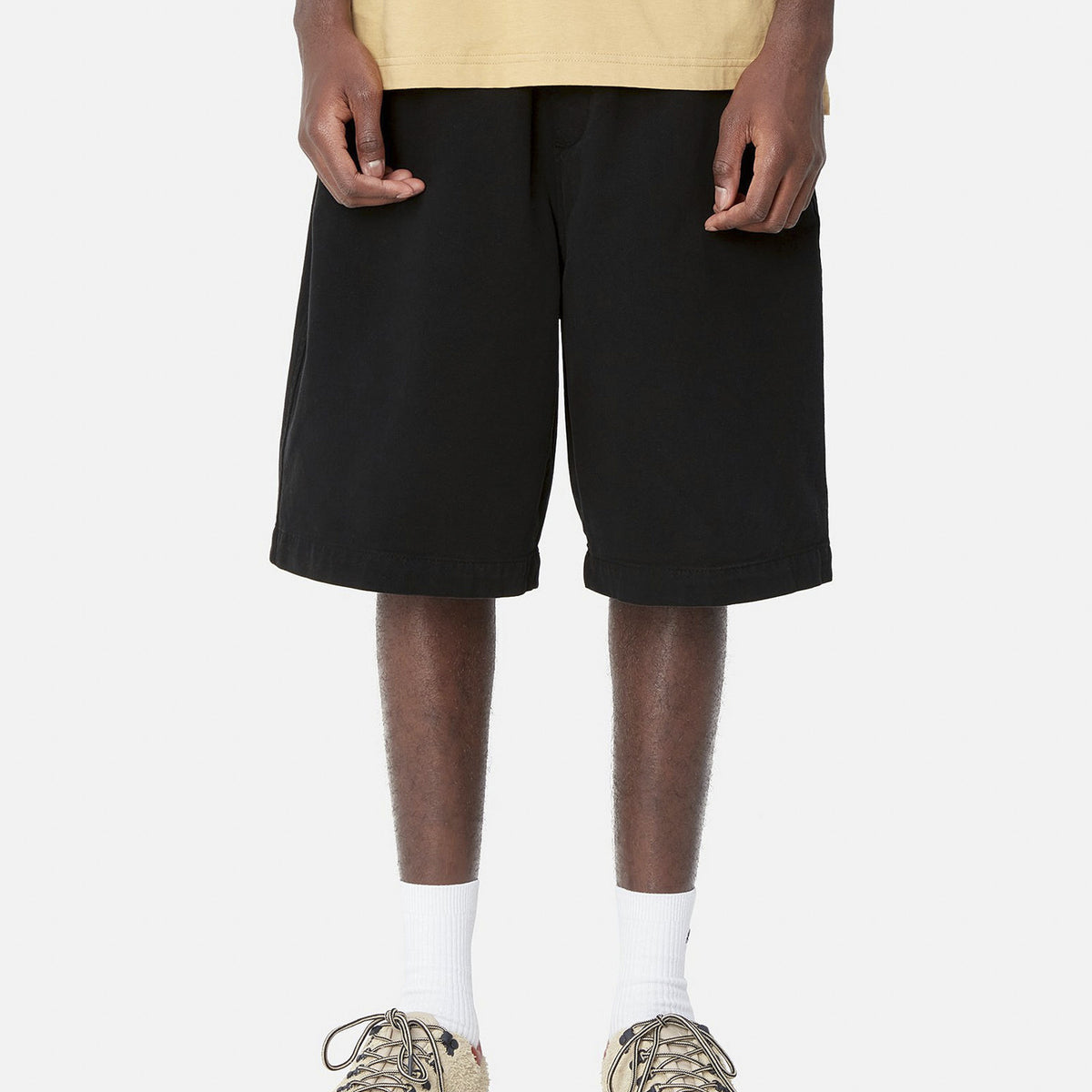 Floyd Short Carhartt WIP Chino-Short in blackgarmentdyed für Herren – TITUS