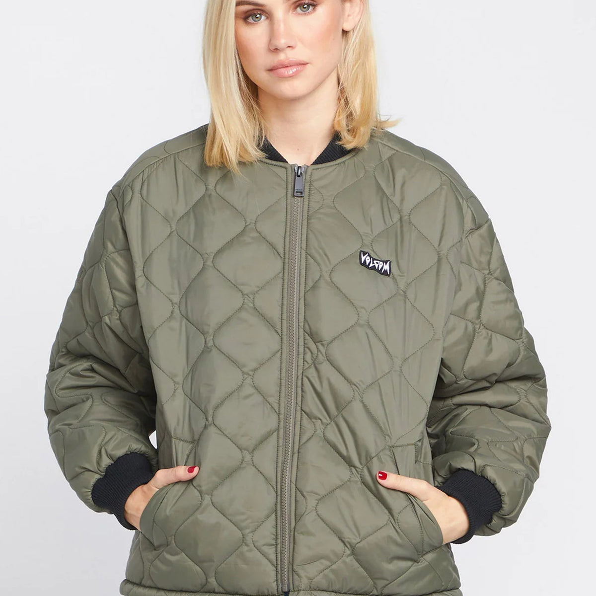 Milie Volcom Übergangsjacke in wintermoss für Damen – TITUS