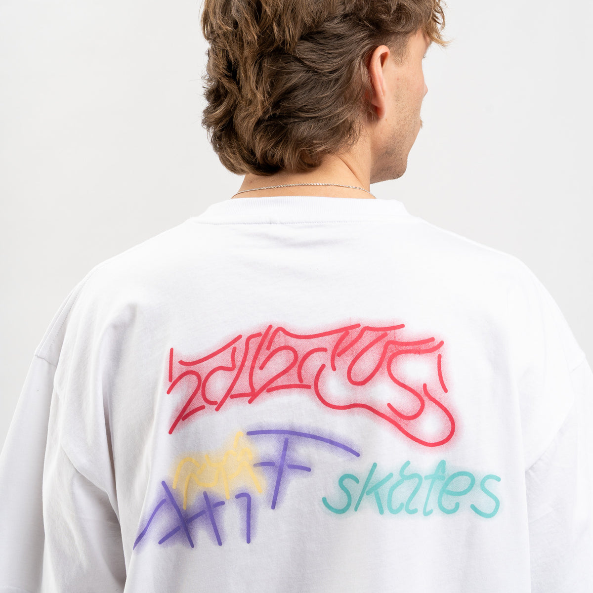 Retro Classic Logo TITUS T-Shirt in white für Herren