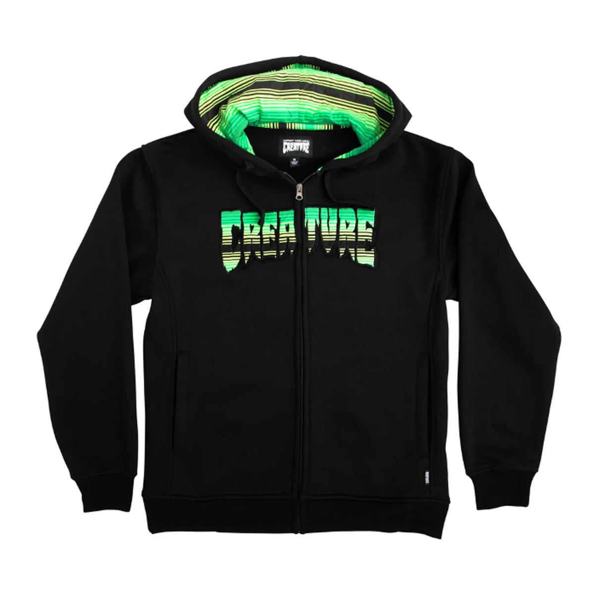 Serape Logo Creature Zip-Hoodie in black für c – TITUS