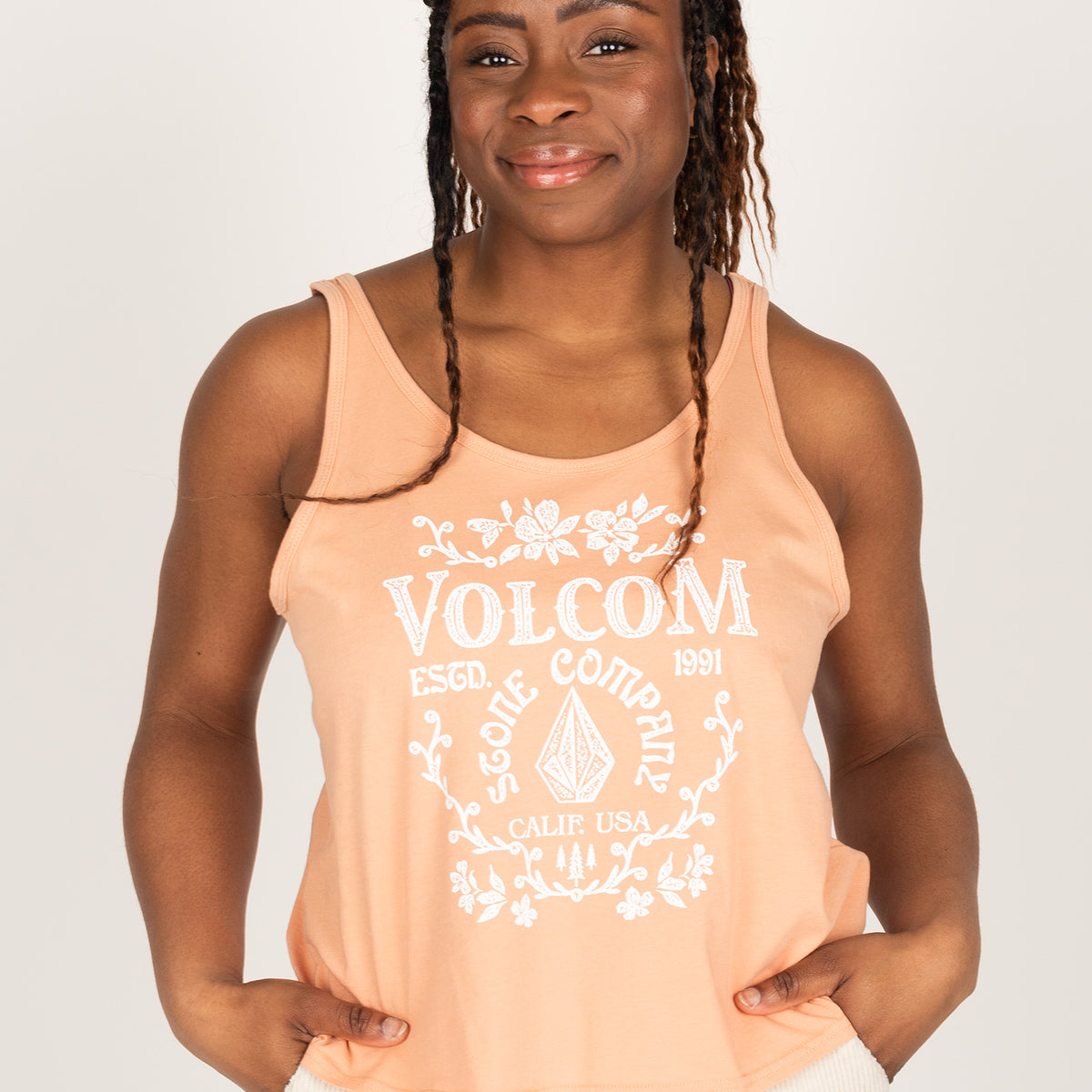 To The Bank Volcom Top in clay für Damen – TITUS