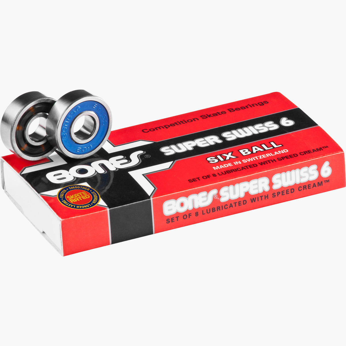 Super Swiss 6 Balls Bones Bearings Kugellager – TITUS