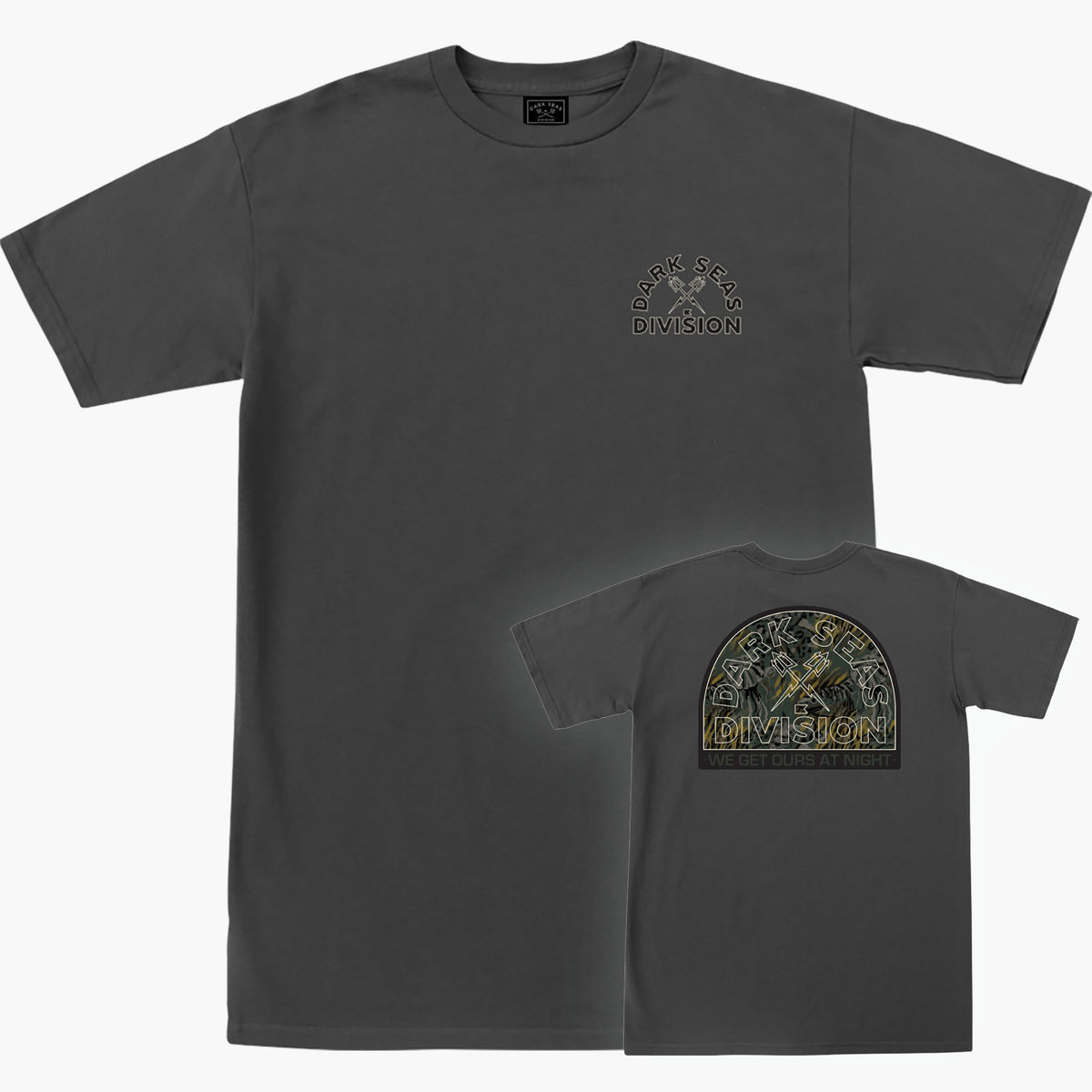 Night Vision Dark Seas T-Shirt in charcoal für Herren – TITUS