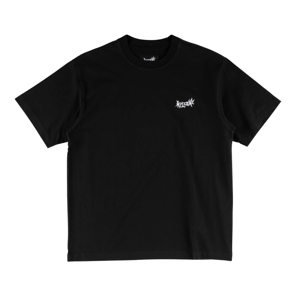 Vamp Core Garment Dyed Knit Welcome T-Shirt in black für Herren – TITUS