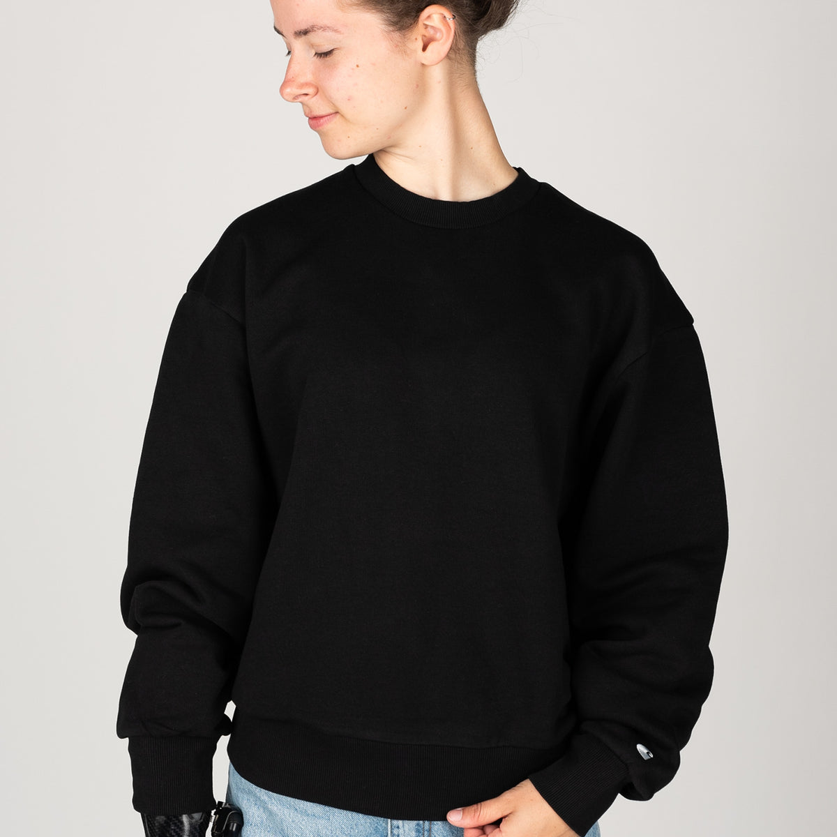 W' Casey Carhartt WIP Sweatshirt in black-silver für Damen – TITUS