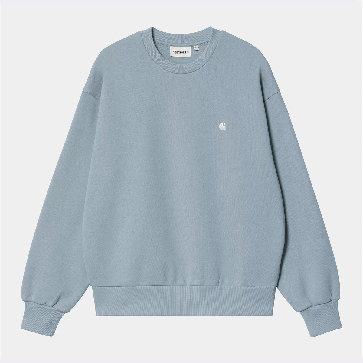 W' Casey Carhartt WIP Sweatshirt in frostedblue-silver für Damen – TITUS
