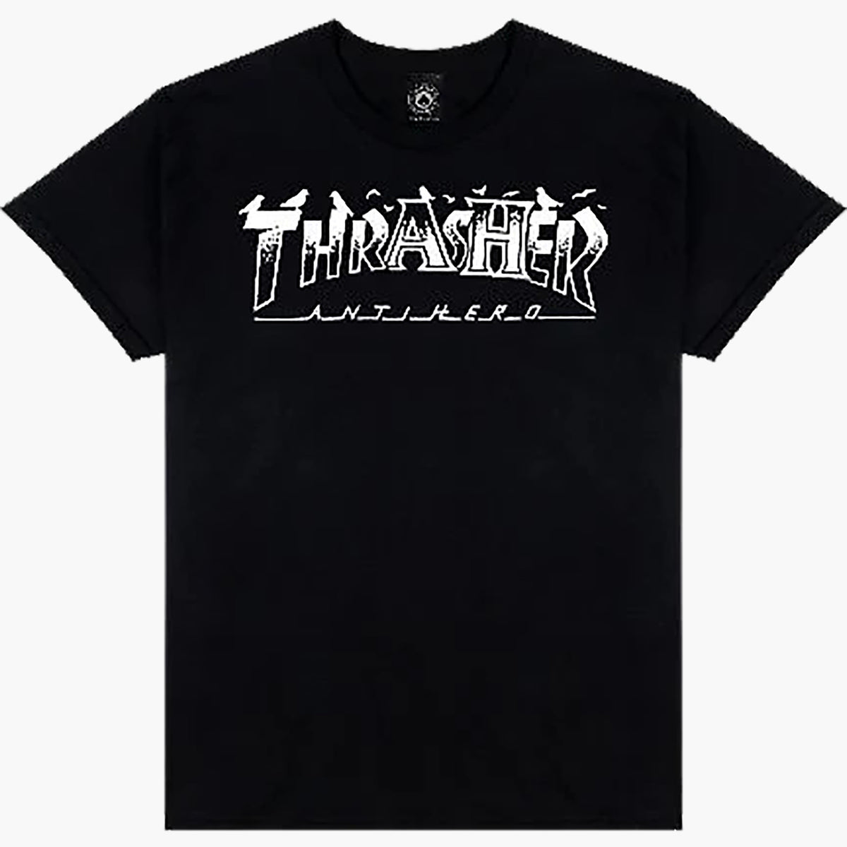 x Antihero Pigeon Mag Thrasher T-Shirt in black für Herren – TITUS