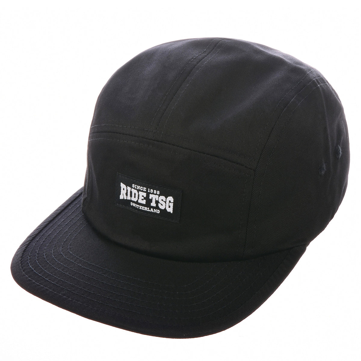 5 Panel TSG Cap in black-label – TITUS